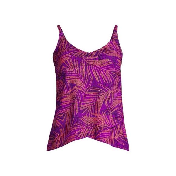 Lands' End | Swim | Lands End Plus Size Tuliphem Soft Cup Tankini Top ...